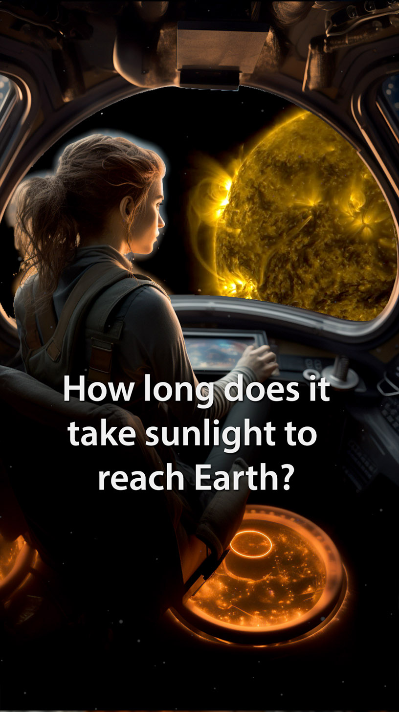 How long does it take for sunlight to reach Earth? - International ...